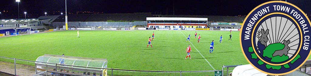 Milltown Playing Fields, home to Warrenpoint Town - Football Ground Map