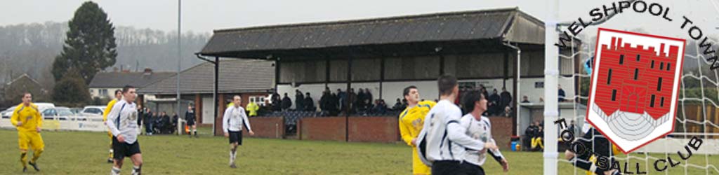 Maes y Dre Recreation Ground, home to Welshpool Town, Waterloo Rovers ...