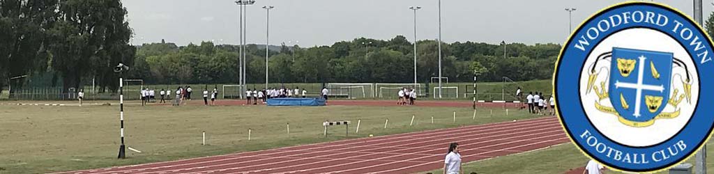 Ashton Playing Fields Athletics Track, home to Woodford Town, Woodford ...