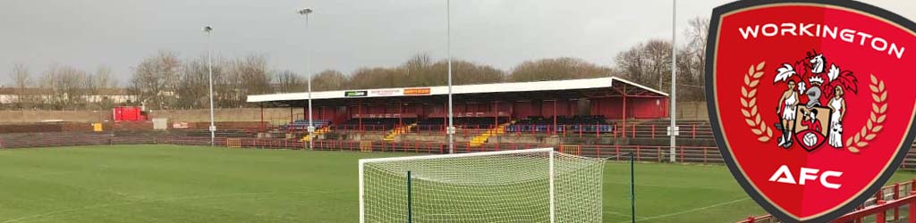 Borough Park, home to Workington AFC, Workington AFC Development ...