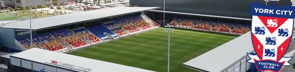 LNER Community Stadium, home to York City - Football Ground Map
