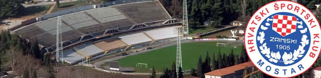 Bijeli Brijeg Stadium, home to Zrinjski Mostar, FK Velez Mostar ...