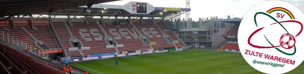 Regenboogstadion, home to SV Zulte Waregem - Football Ground Map