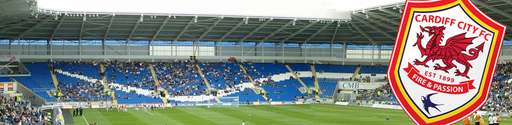 Cardiff City Stadium, home to Cardiff City, Wales - Football Ground Map