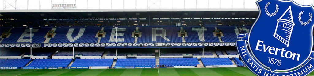 Goodison Park, home to Everton - Football Ground Map