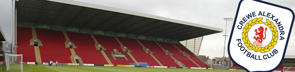 Gresty Road (The Alexandra Stadium), home to Crewe Alexandra, Crewe ...