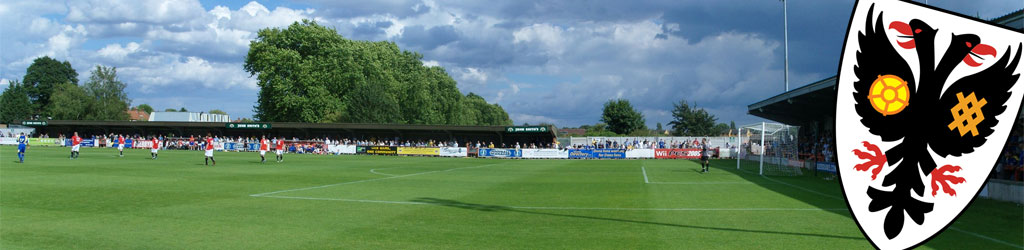 Kingsmeadow (Cherry Red Records Stadium), home to AFC Wimbledon ...