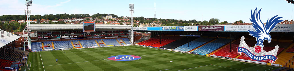 Selhurst Park, home to Crystal Palace, Wimbledon, Charlton Athletic ...